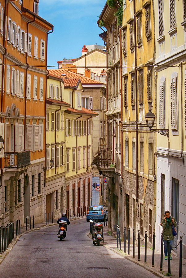 Triëst, de hoofdstad van de regio Friuli-Venezia Giulia