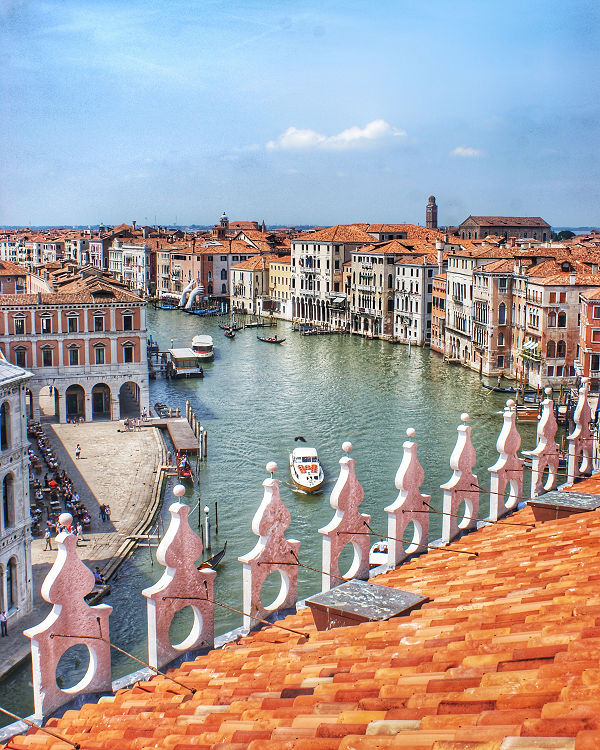 Spectaculaire uitzichten over Venetië