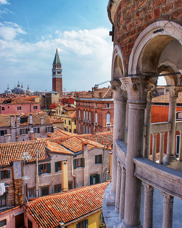 Spectaculaire uitzichten over Venetië